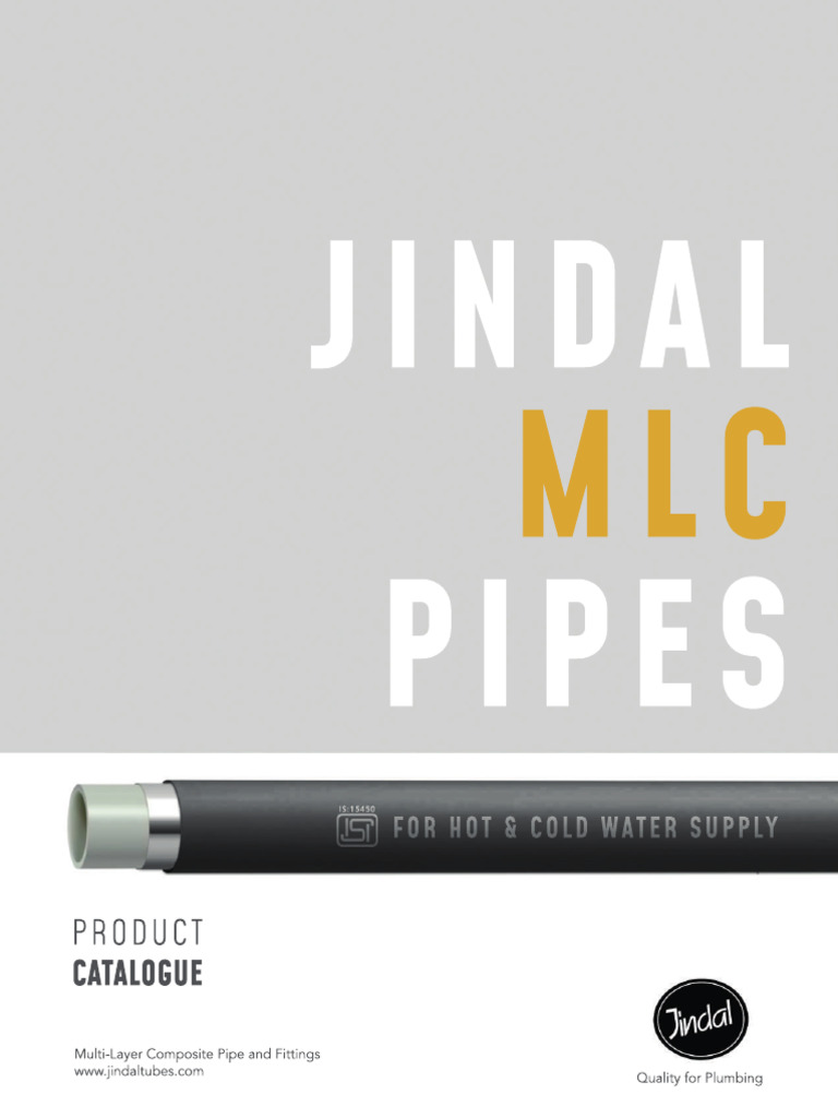 Jindal MLC Pipe Product Catalog | PDF