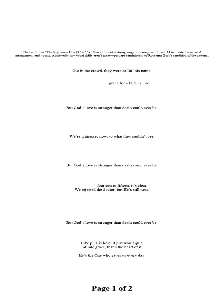 The Righteous One (3:14-15) | PDF