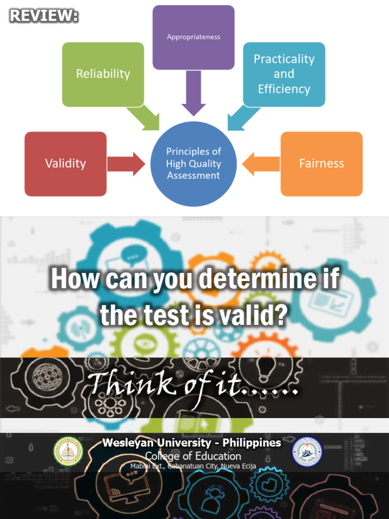 Lesson 6 Test Validity | PDF
