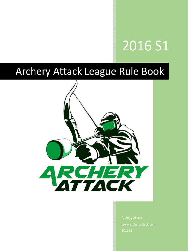 Archery Attack League Rules | PDF | Archery | Sports