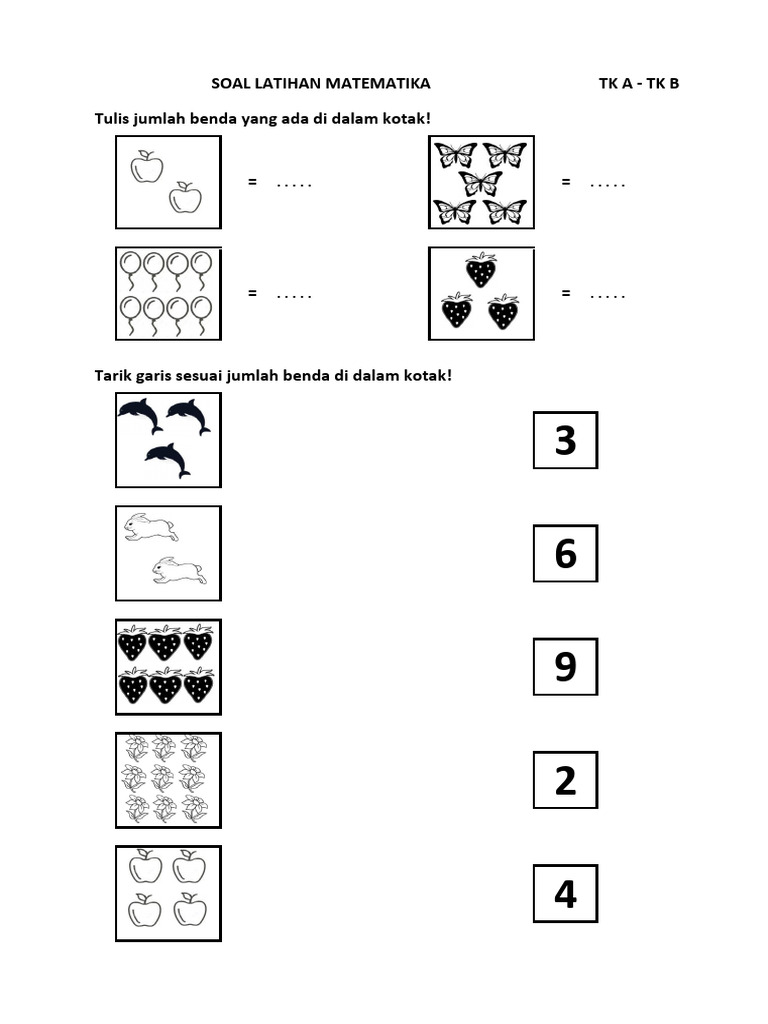 Matematika Level TK | PDF