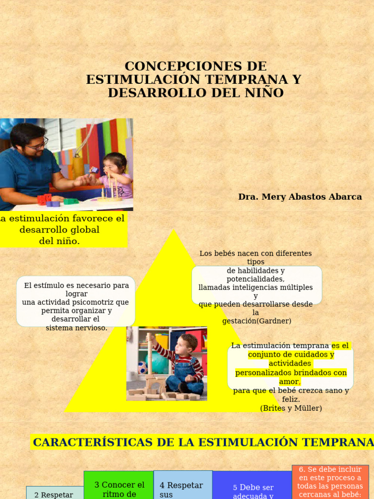 Sem7 Concepciones Estimulación Temprana | PDF | Aprendizaje | Inteligencia