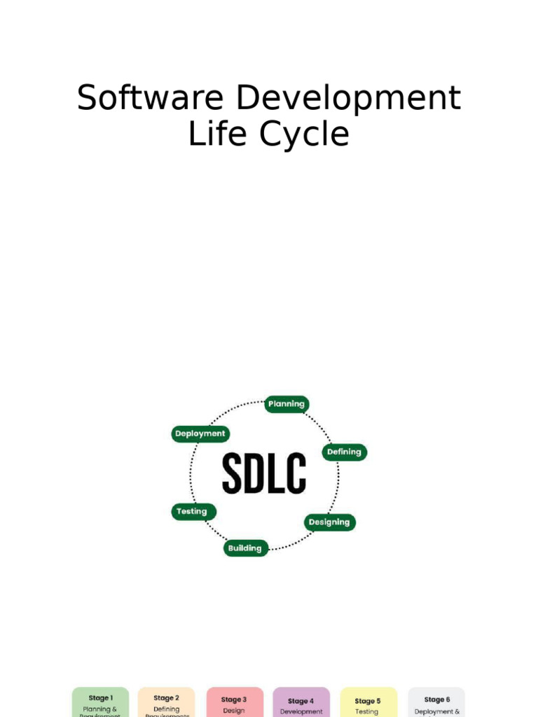 Software Development Life Cycle | PDF