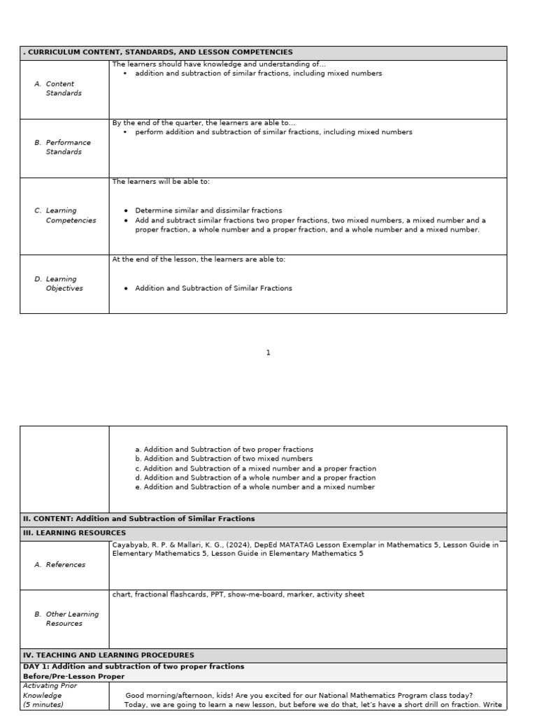 CO 2024 LS Grade 5 NMP Quarter 2 Week 444 | PDF