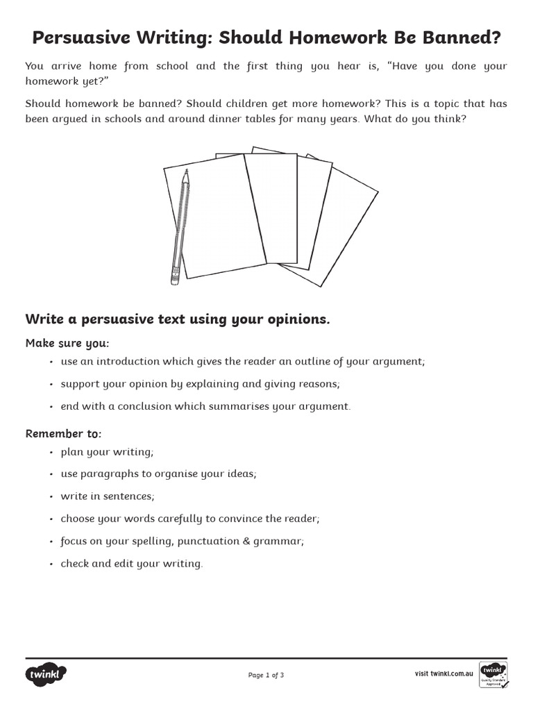 NAPLAN-Style English - Year 3 or Year 5 Example Test Set 7 Persuasive ...