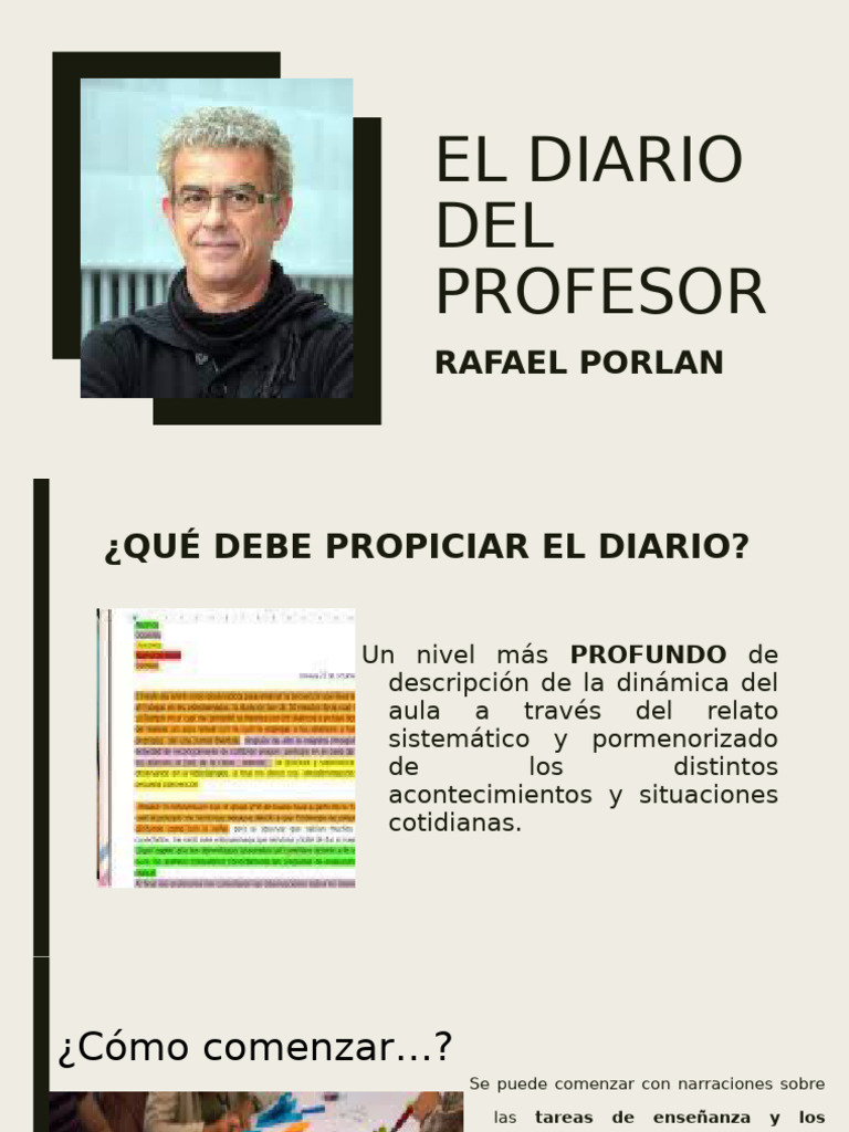 Porlan-Diario Del Profesor | PDF