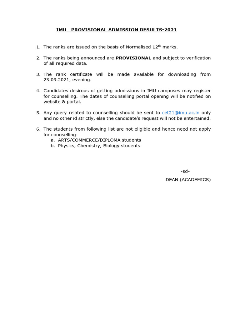 UG Rank 23092021 | PDF