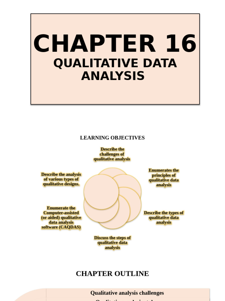 Chapter 16 Qualitative Data Analysis | PDF