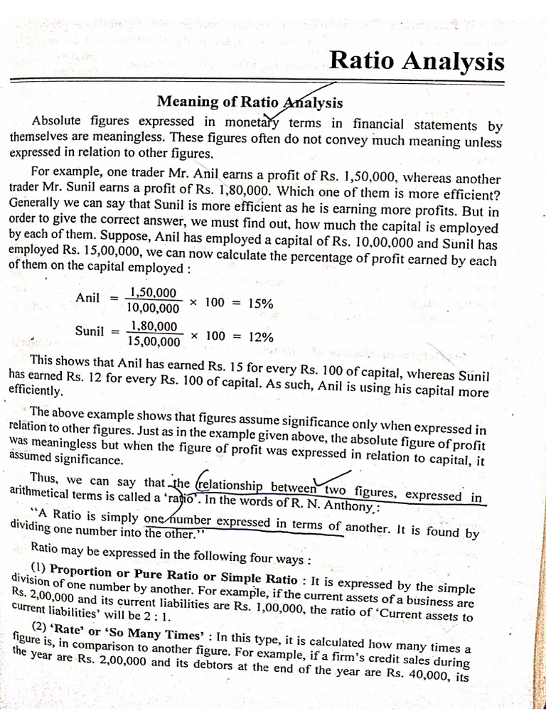 Ratio Analysis - 231113 - 204400 | PDF