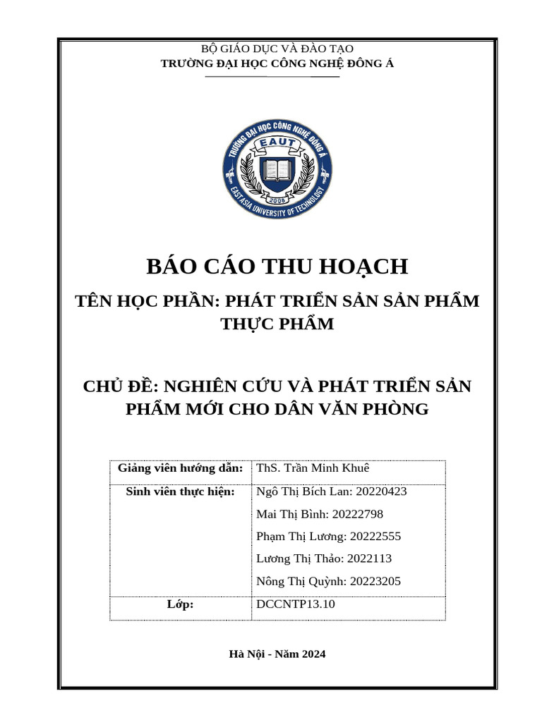 Bcao Nhóm 2 | PDF