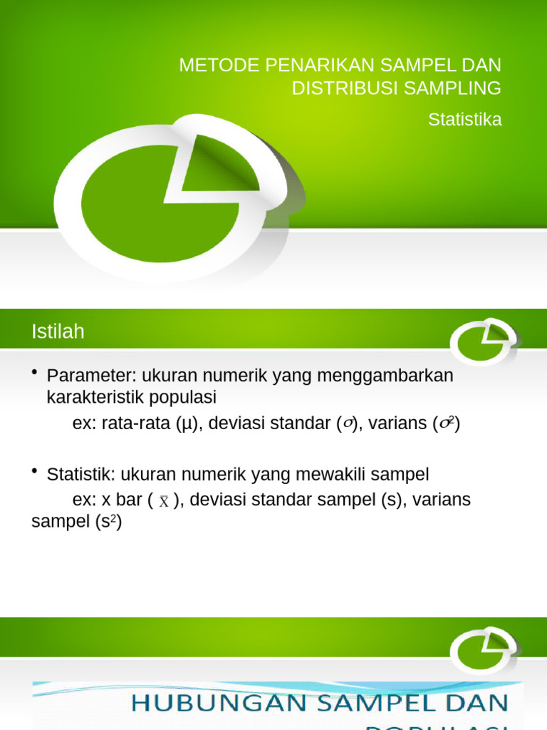 Penarikan Distribusi Sampling | PDF