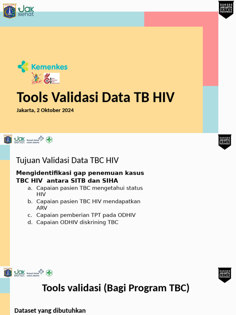 Tools Validasi TB HIV | PDF