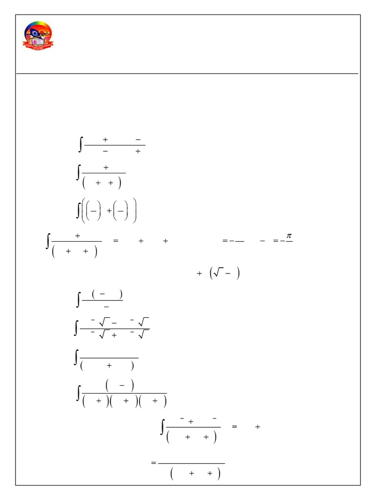 MATE REV - Assn W-5 Day-4!09!08-2024 (Indefinite Integrals) | PDF