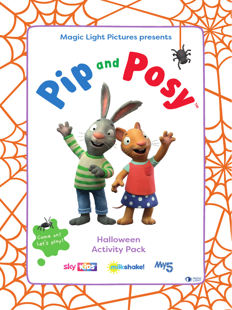 Pip and Posy Halloween Activities Pack | PDF