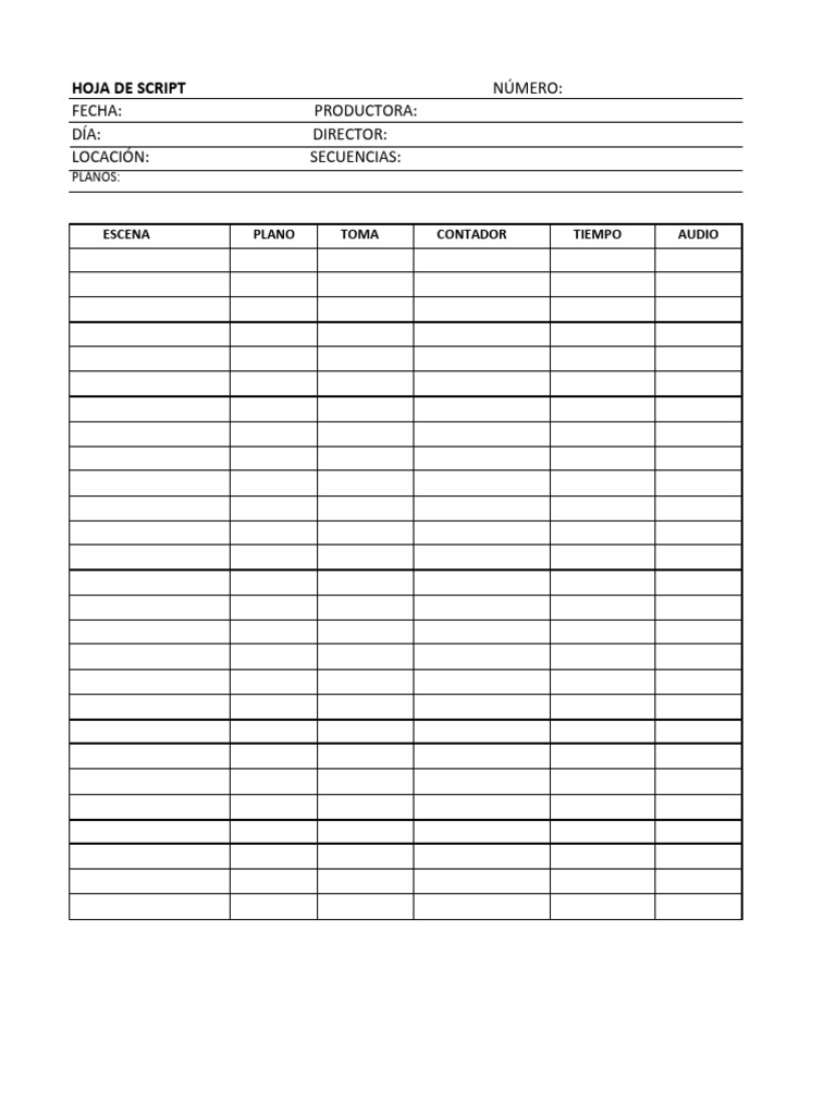 Bitácora de Continuidad Formato-1 | PDF