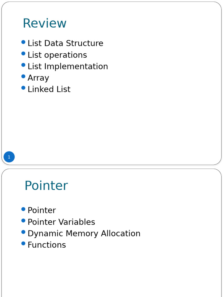 5 Pointer and Its Variables | PDF