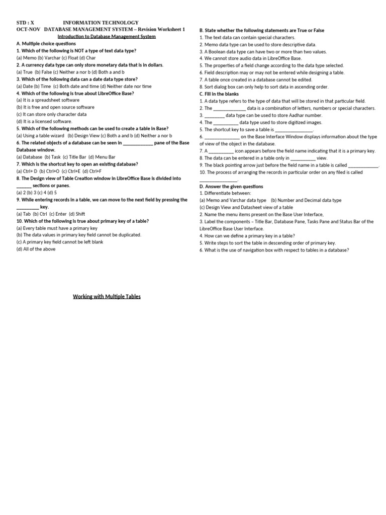 DBMS | PDF