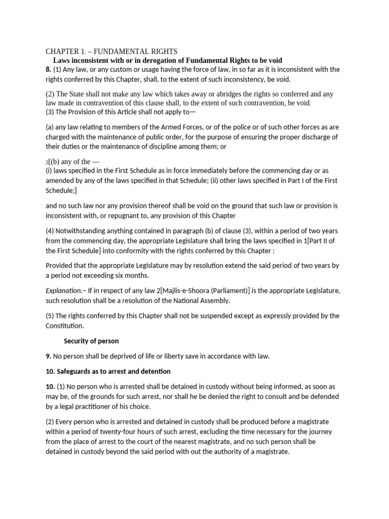 Fundamental Rights | PDF