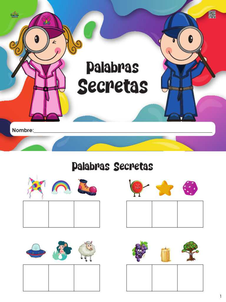 W Librito Palabras Secretas QR Cdi 0008 | PDF