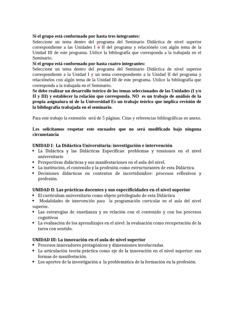 Consigna de trabajo final 2023 | PDF