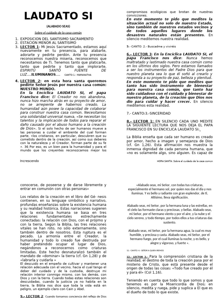 LAUDATO SI | PDF