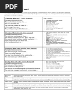 Annotation Sentence Starters For Art | PDF | Art | Self-Improvement
