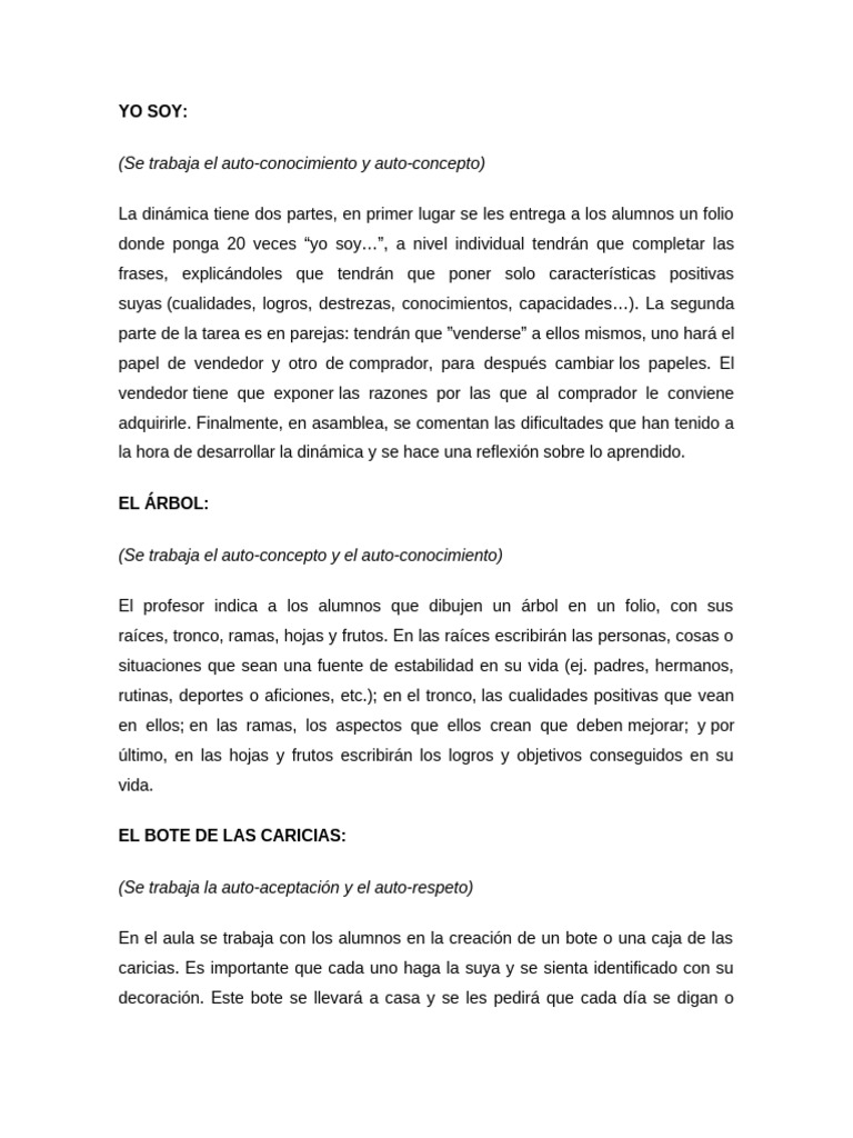 Yo Soy | PDF | Self-Improvement