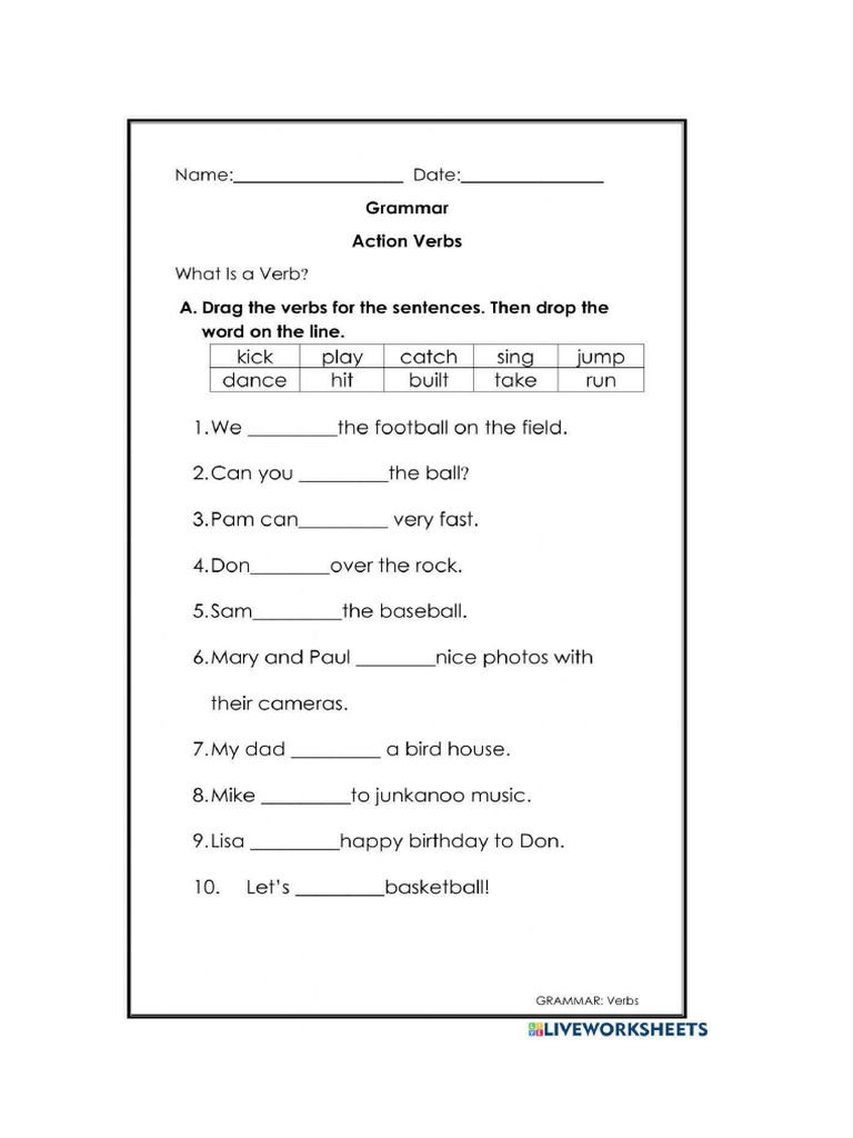 Action Word 2 | PDF