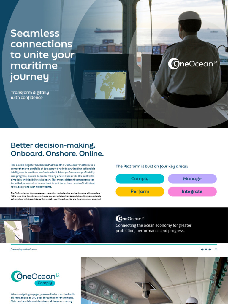 LR - OneOcean - Pillars VP Brochure | PDF