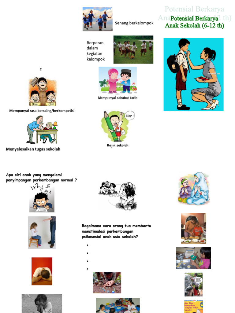 Contoh Leaflet Anak Sekolah | PDF