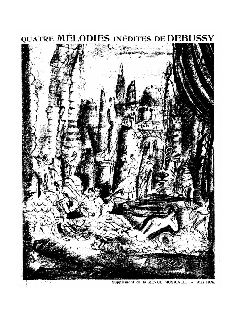 Quatre MELODIES Debussy | PDF