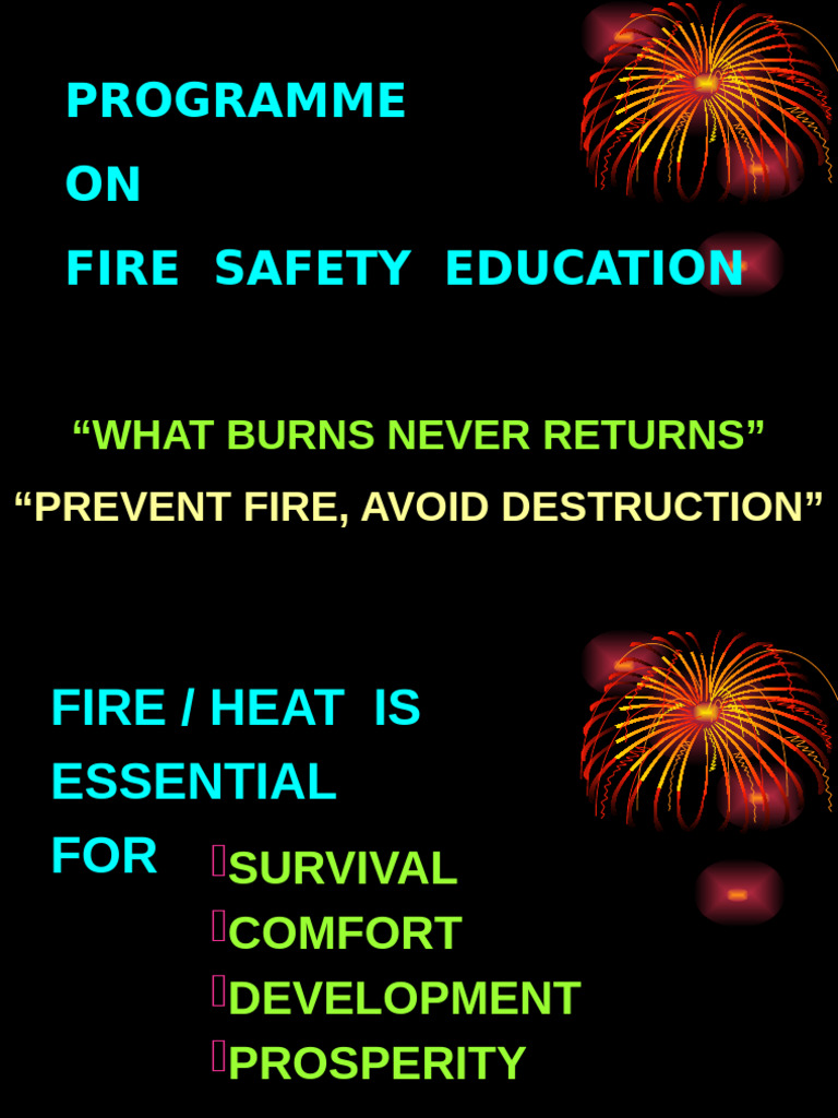 Fire Presentation | PDF