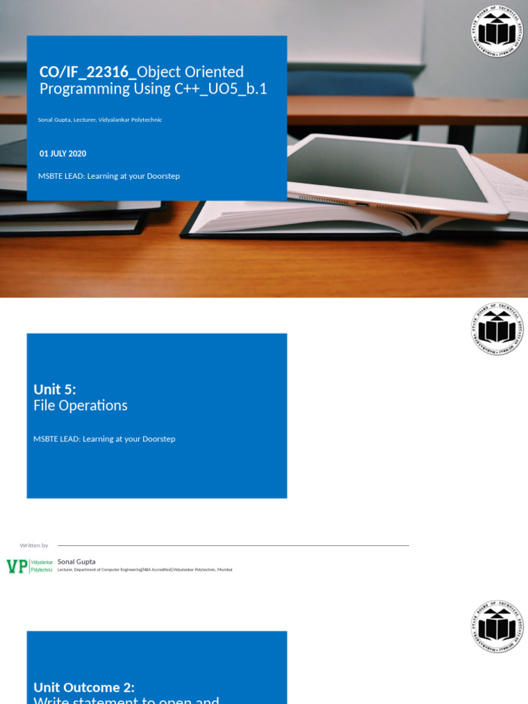 Oop Co5 Lo2 PPT | PDF