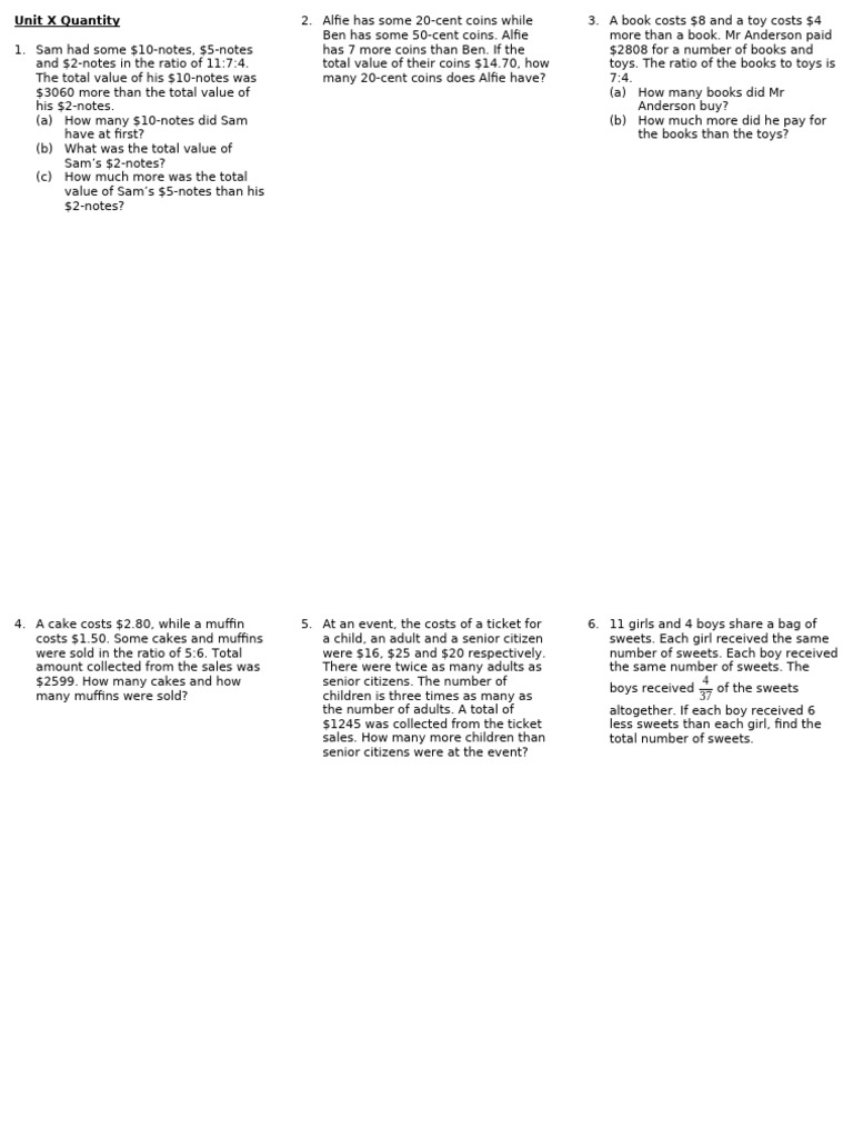 Units Quantity | PDF