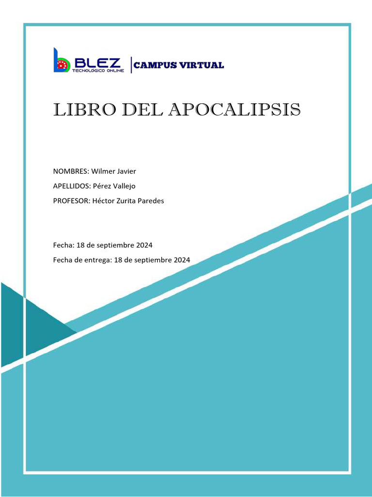 Libro Del Apocalipsis Pdf