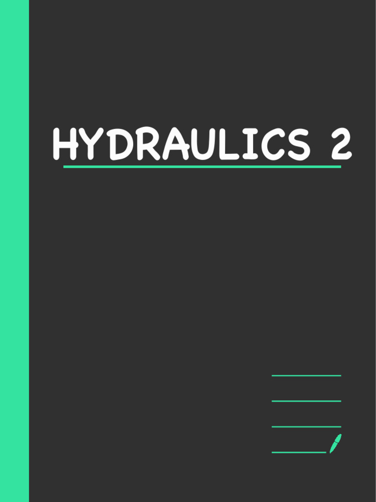 Hydraulics 2 | PDF