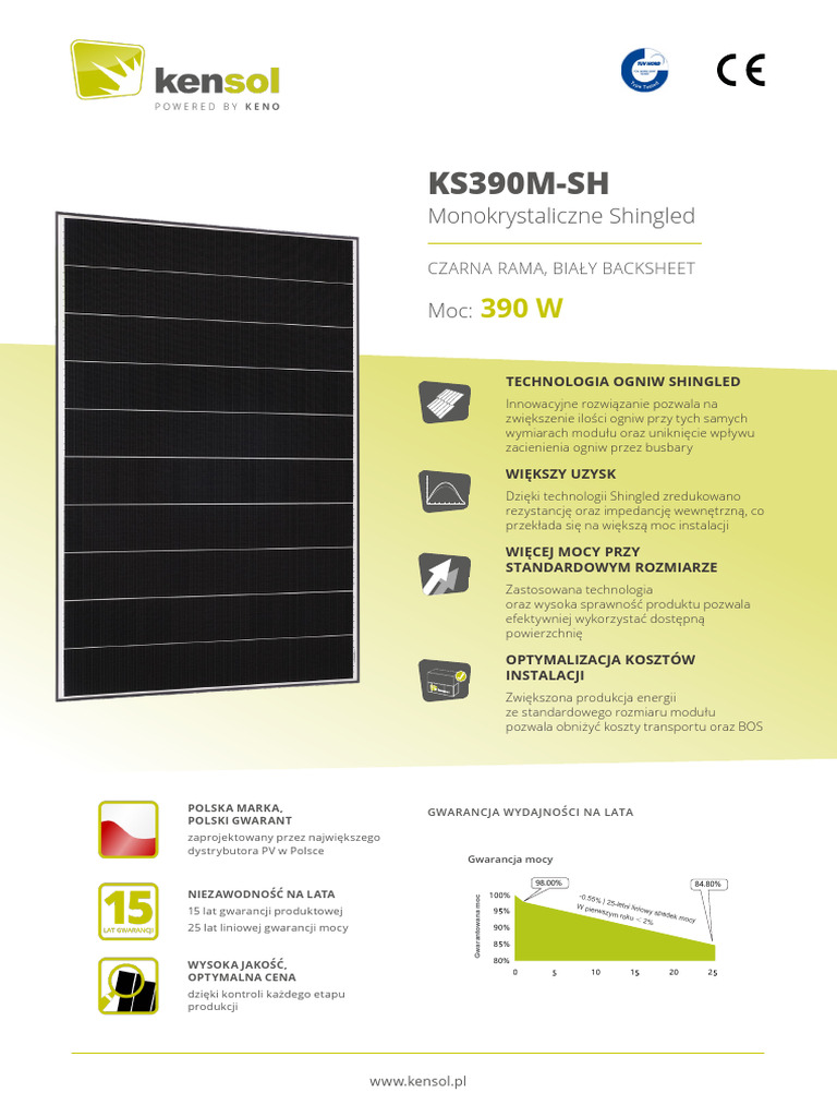 Kensol Karta Katalogowa PL | PDF