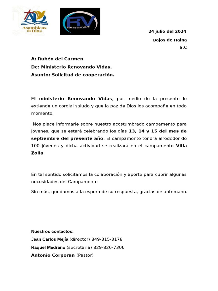 A Quien Pueda Interesar | PDF