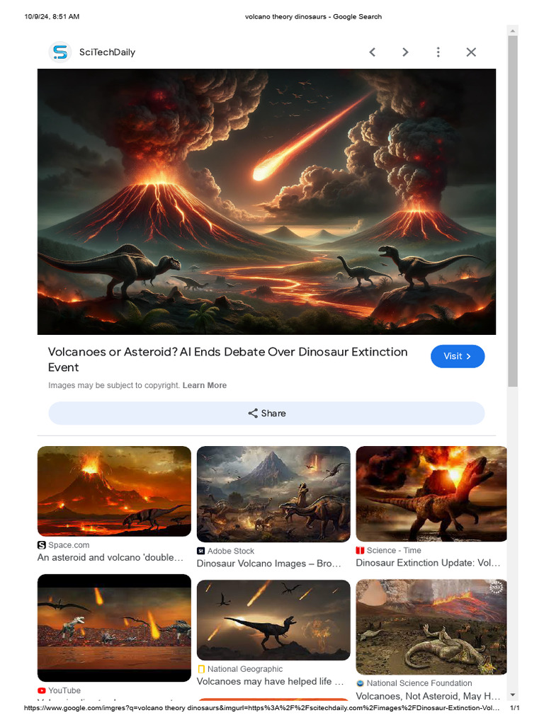 volcano theory dinosaurs 3 | PDF