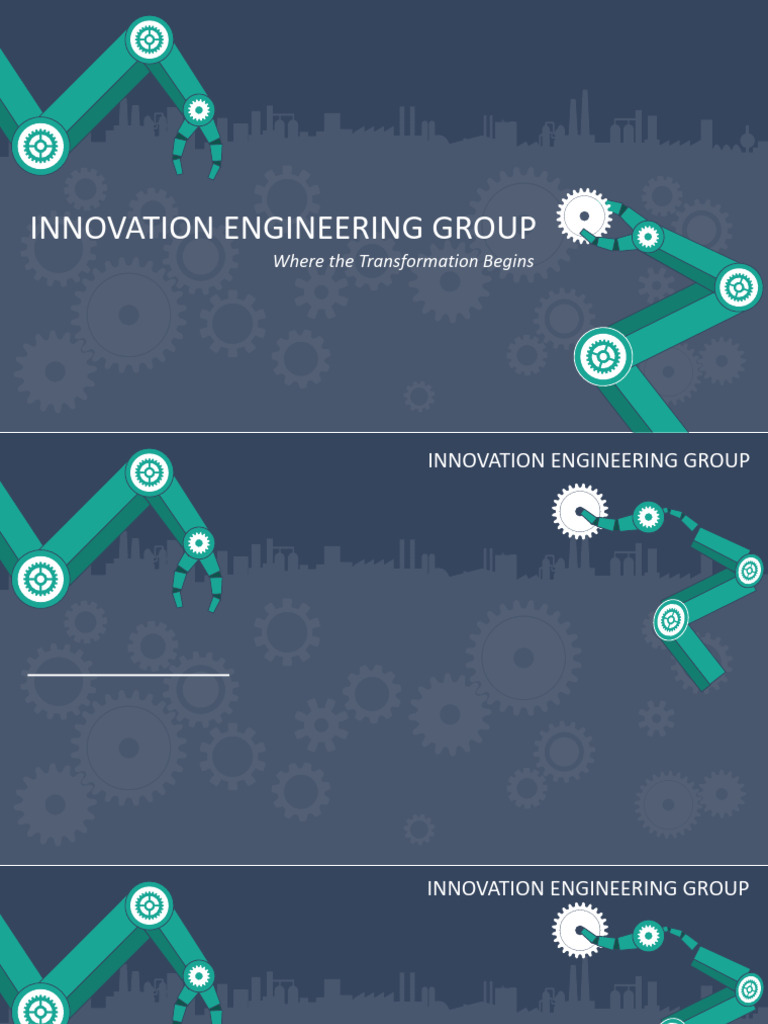 Innovation Engineering Group: Where The Transformation Begins | PDF