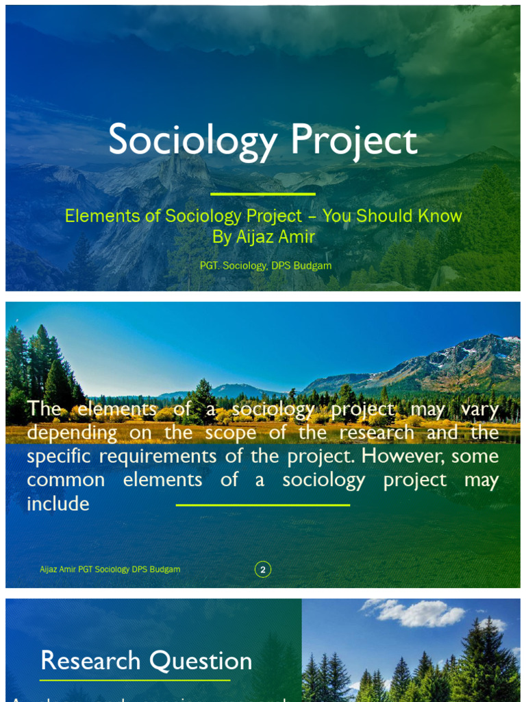 Sociology Project | PDF