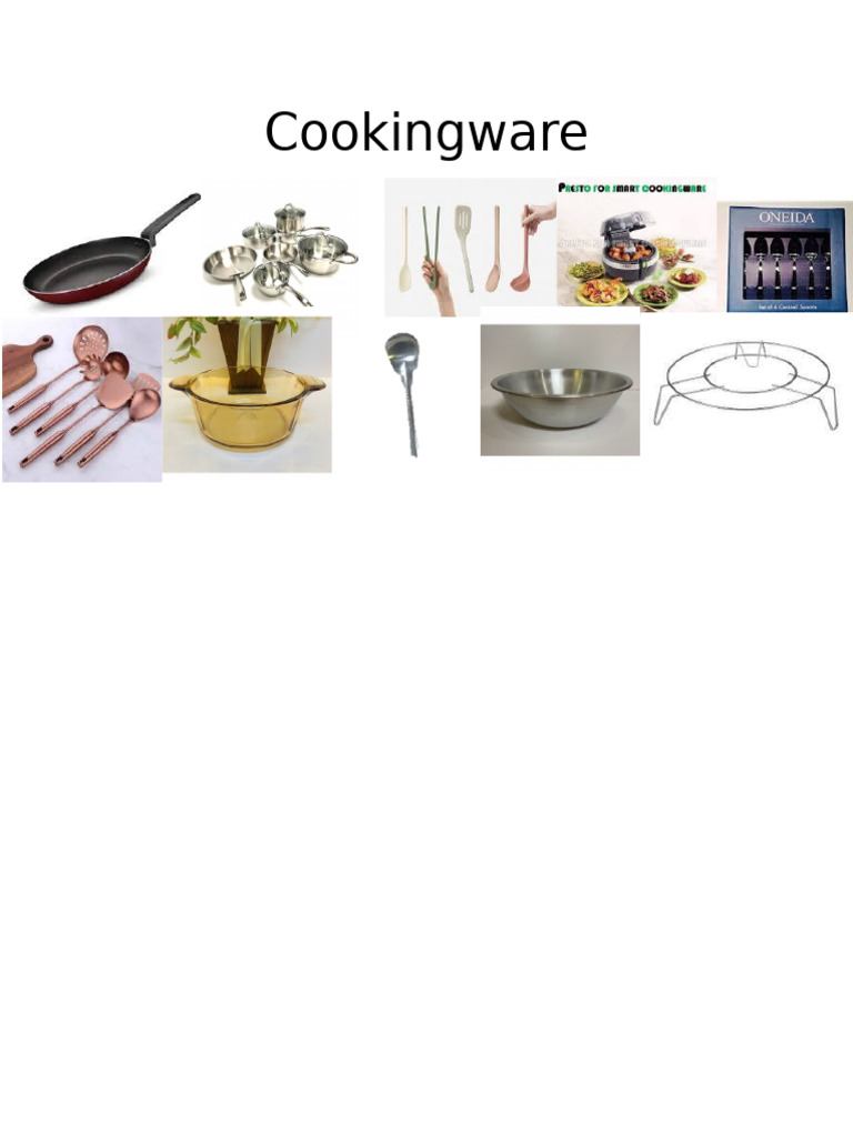 Cooking Ware | PDF