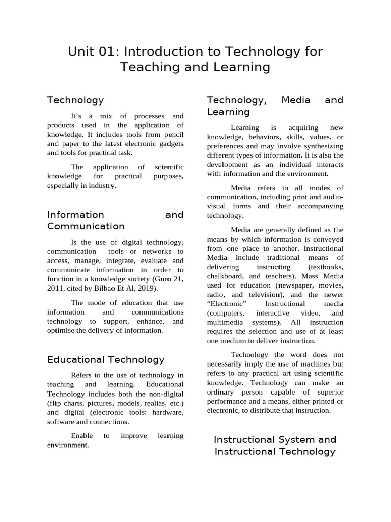 Lesson 01 - Educ 302 | PDF