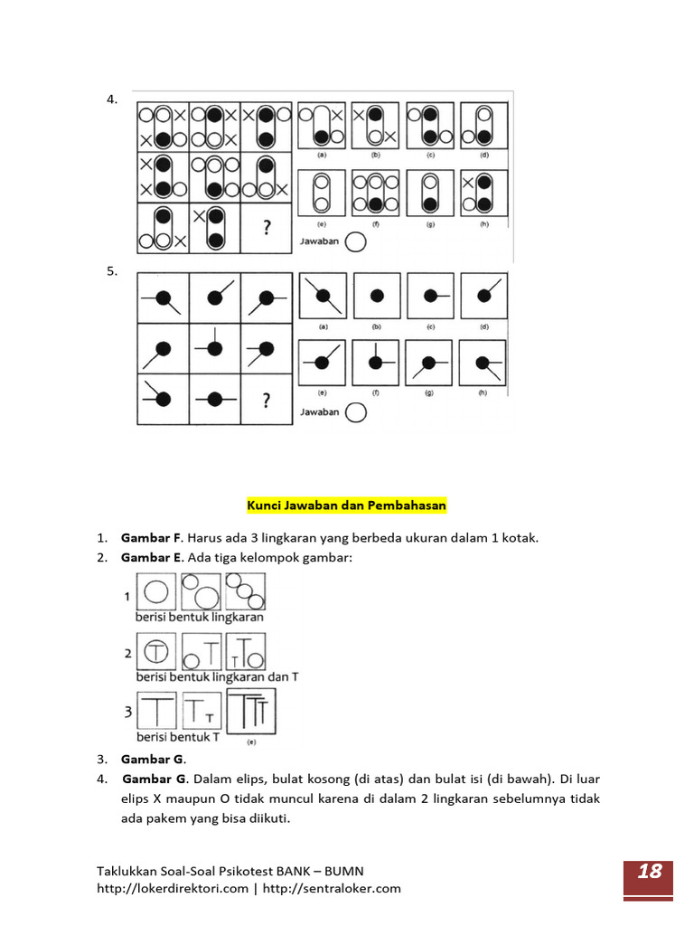 Psikotest Contoh - Soal - Psikotest - Hal128-129 | PDF