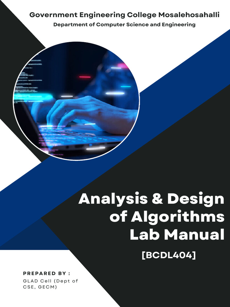 BCDL404-Analysis & Design of Algorithms Lab Manual | PDF