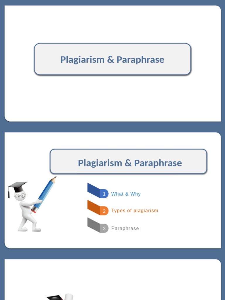 Plagiarism & Paraphrase | PDF