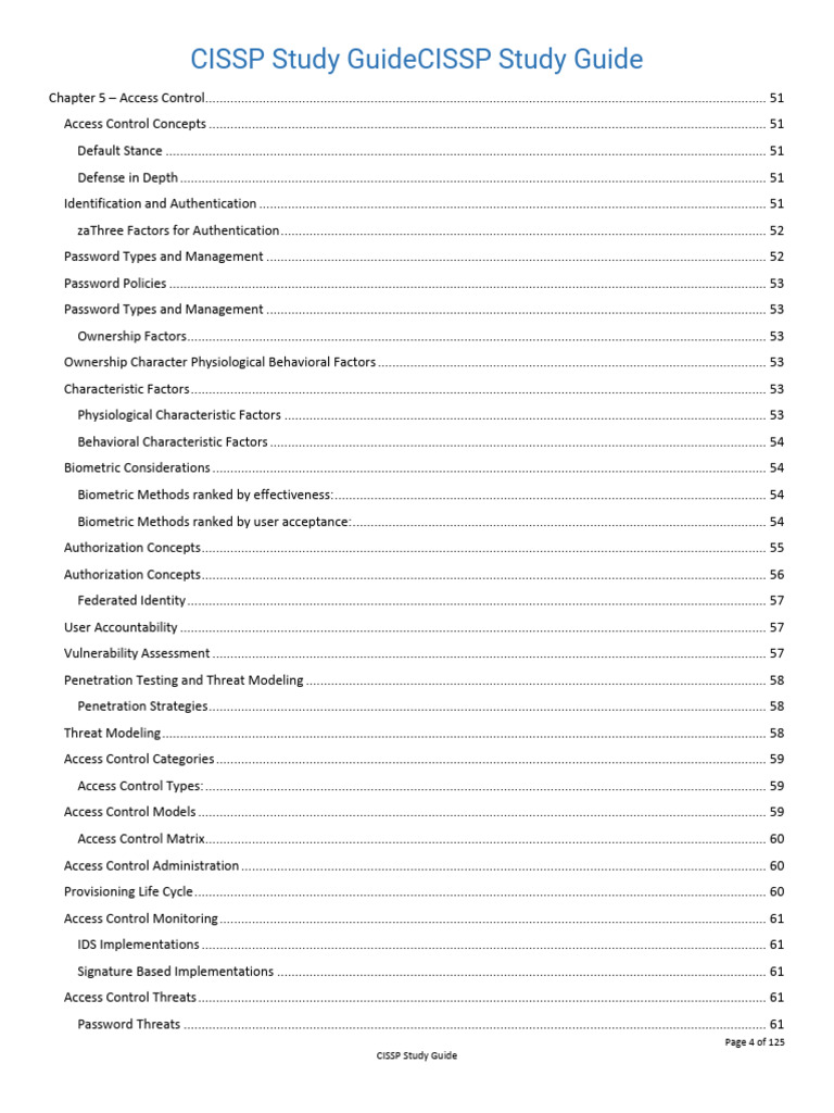 Cissp 5 | PDF