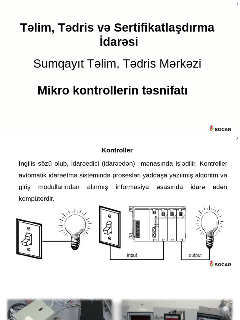MOVZU-16Mikro Kontrollerin Təsnifatı | PDF