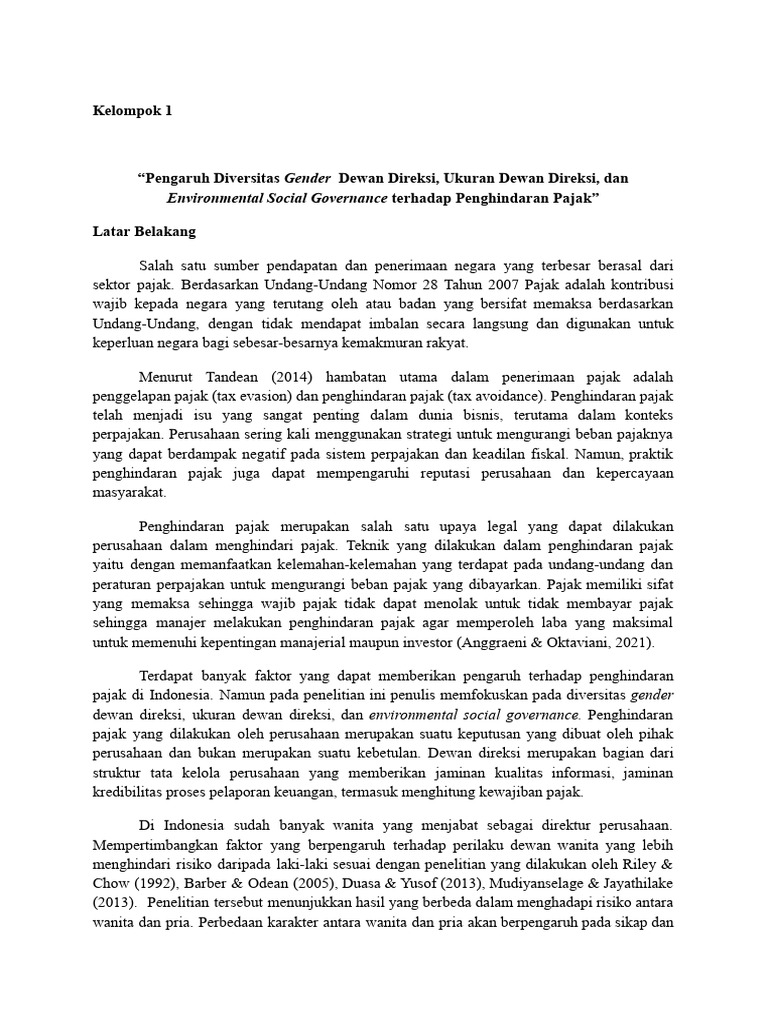 Latar Belakang Metlit | PDF