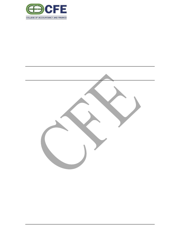 FA2 Study Notes | PDF